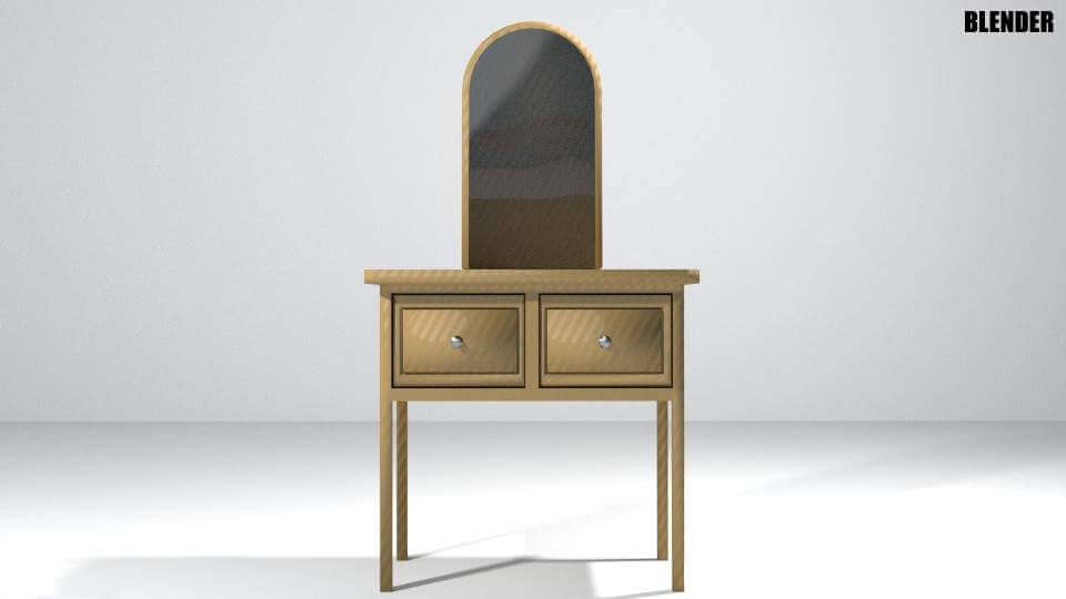 Vanity Table - 3D Model by faizal3DX