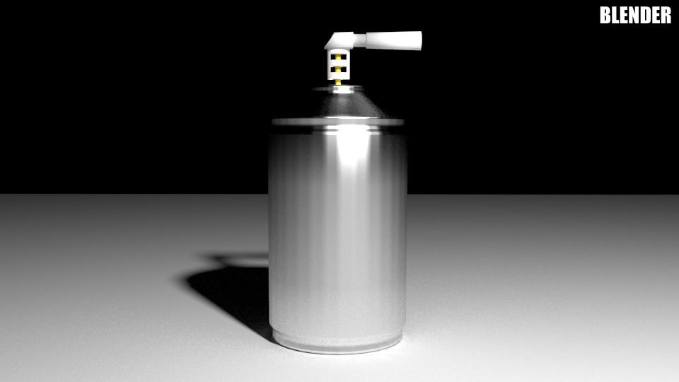 Spray Can - 3D Model by faizal3DX