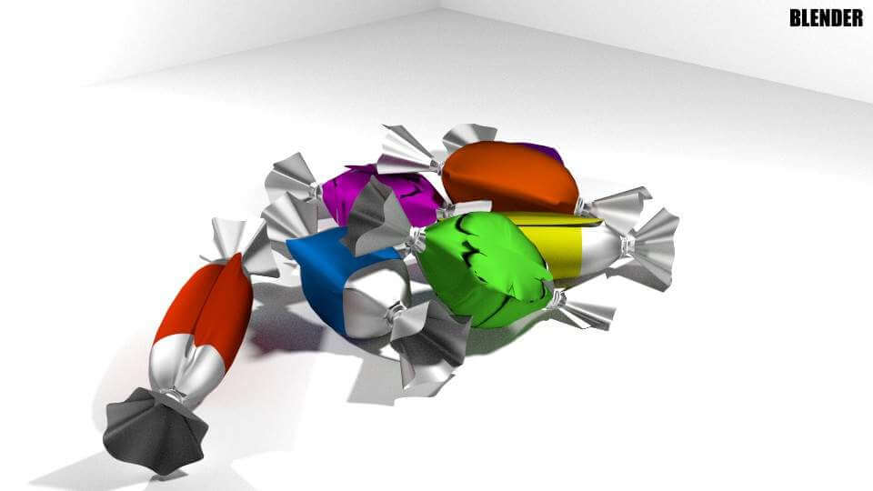 Wrapped Candy - 3D Model by faizal3DX