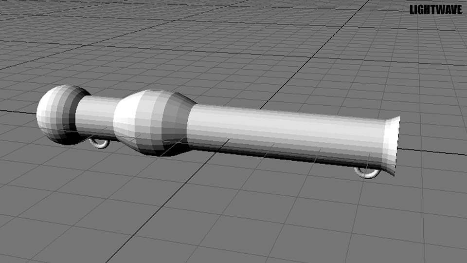 Hand Cannon - 3D Model by faizal3DX