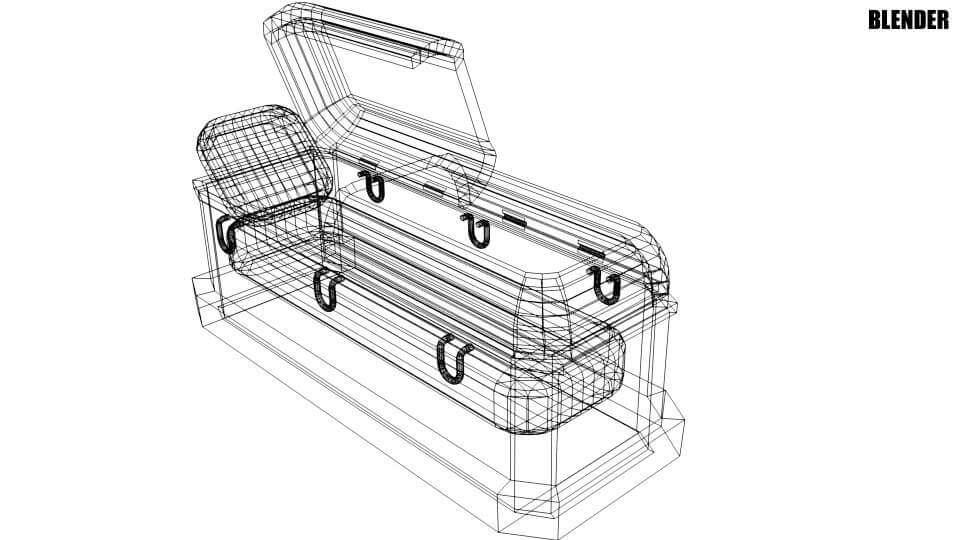Casket - 3D Model by faizal3DX