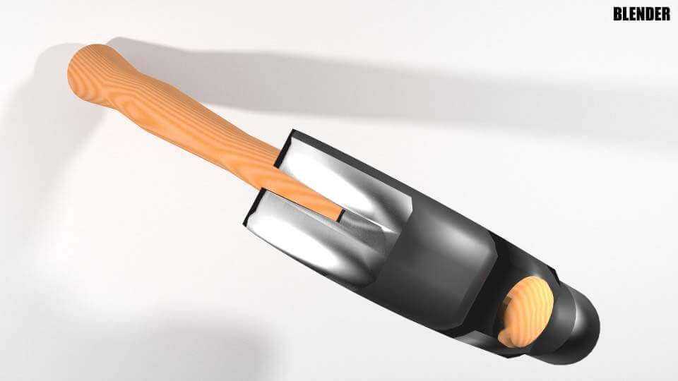 Civil Tool - Claw Hammer 3D Model by faizal3DX