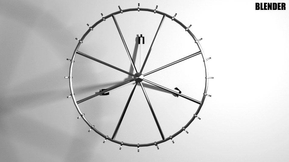 Mary Go Round Cloth Rack - 3D Model by faizal3DX