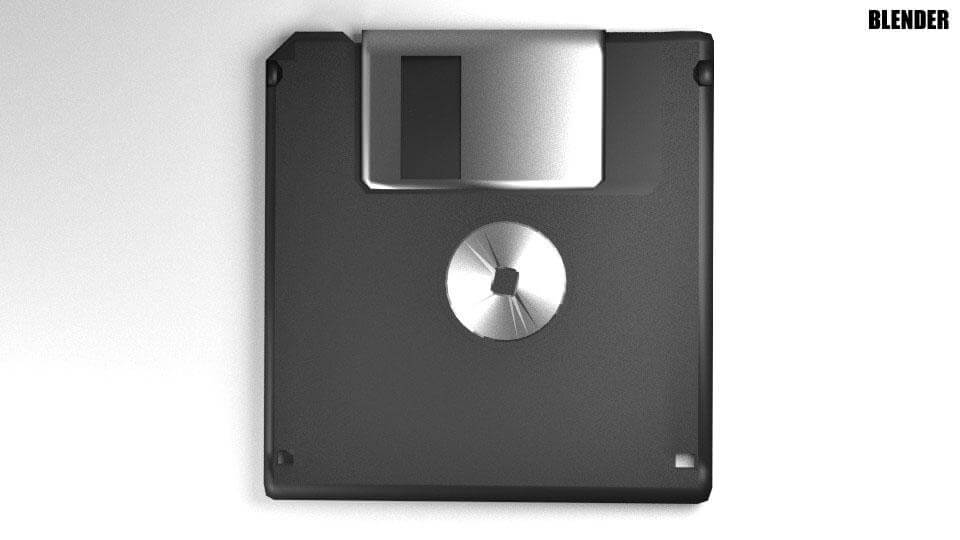 Computer Floppy-Disc 3D Model by faizal3DX