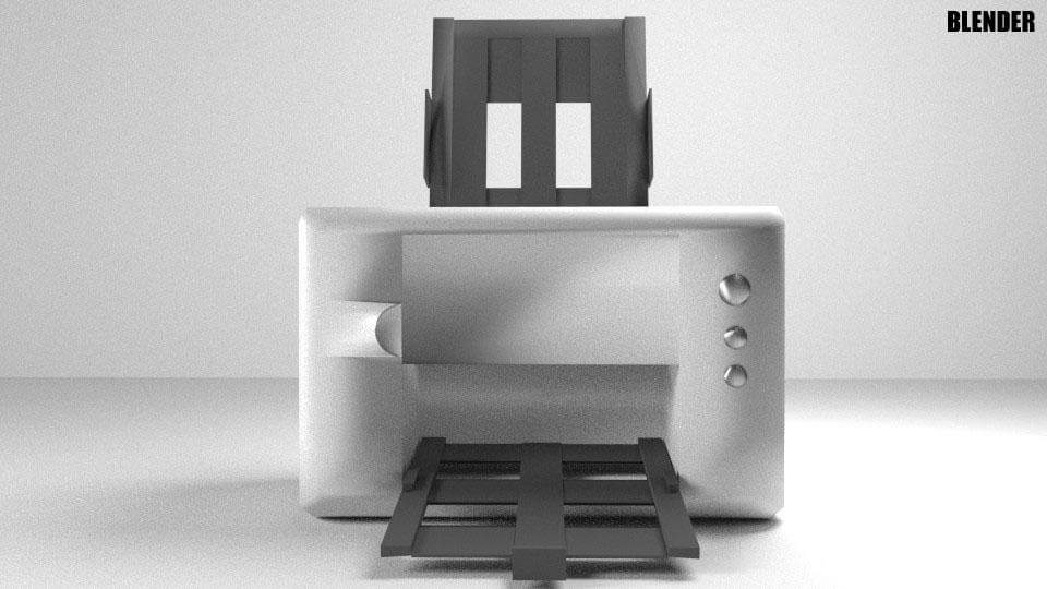 Computer Printer - 3D Model by faizal3DX