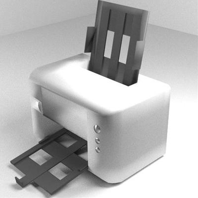 Computer Printer - 3D Model by faizal3DX