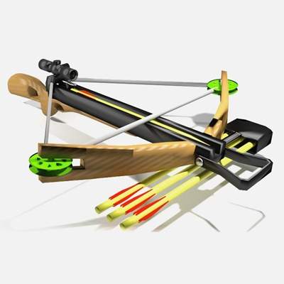 Compound Crossbow - 3D Model by faizal3DX