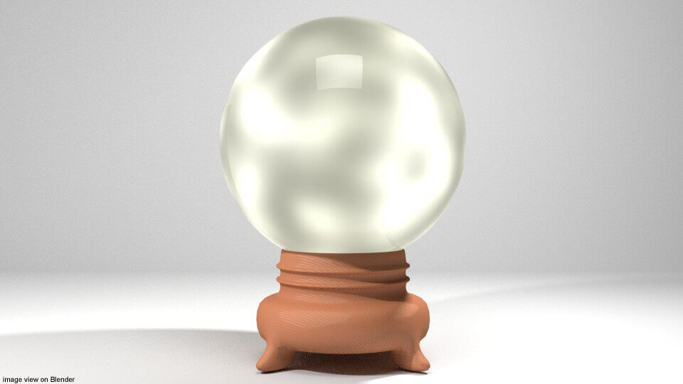 Crystal Ball - 3D Model by faizal3DX