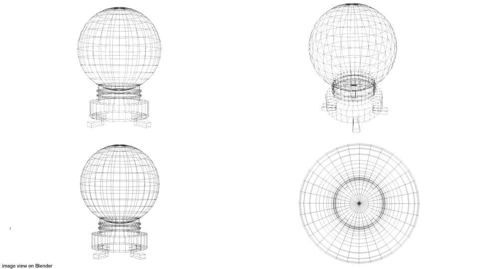 Crystal Ball - 3D Model by faizal3DX
