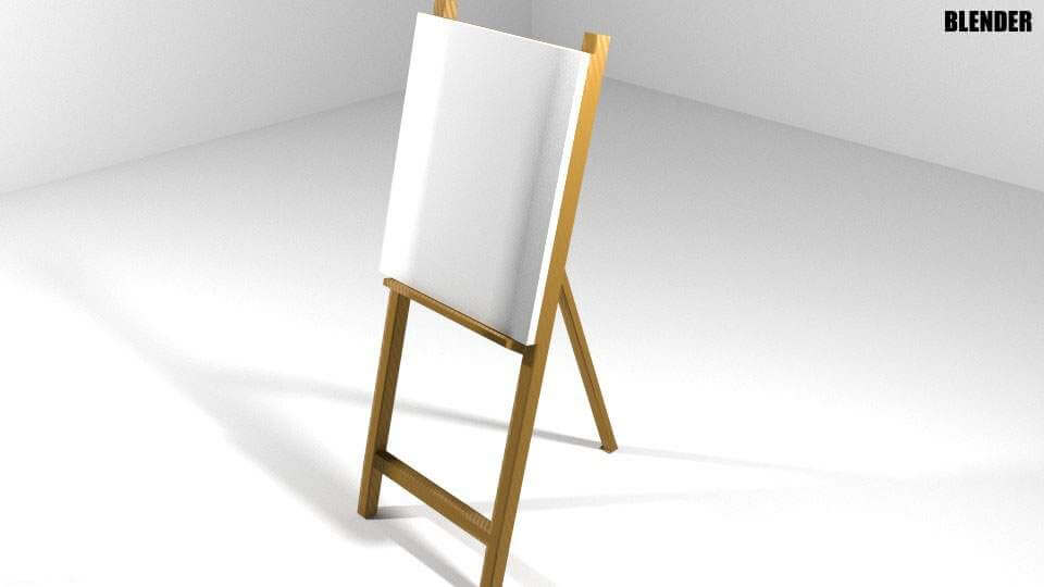 Art Stand - 3D Model by faizal3DX