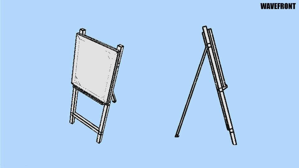 Art Stand - 3D Model by faizal3DX