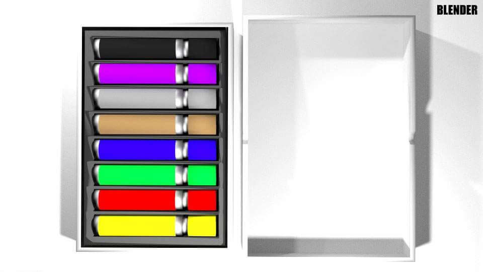 Color Markers - 3D Model by faizal3DX