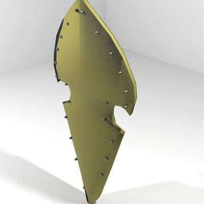 Elven Shield - 3D Model by faizal3DX