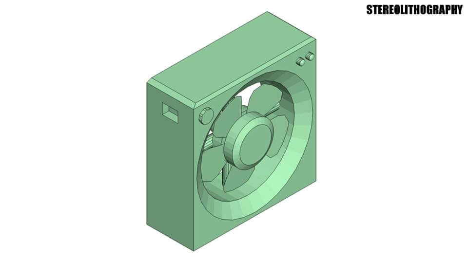 Box Fan - 3D Model by faizal3DX