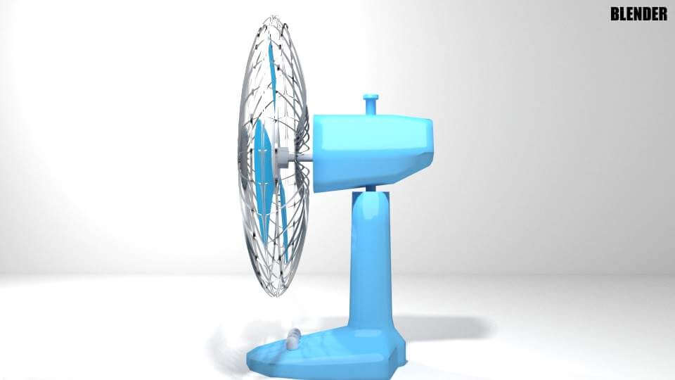 Desktop Fan - 3D Model by faizal3DX