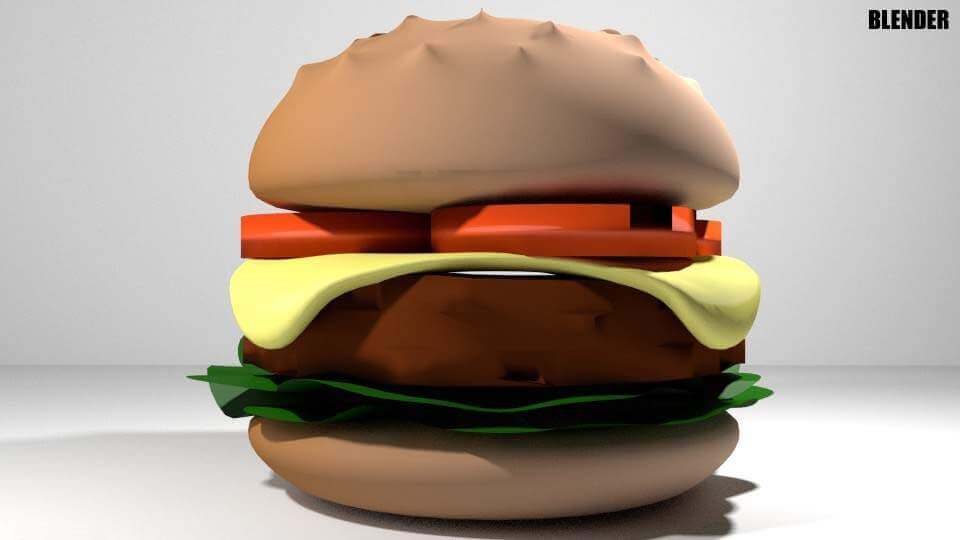 Burger - 3D Model by faizal3DX