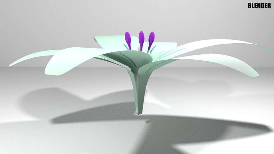 Lily Flower - 3D Model by faizal3DX