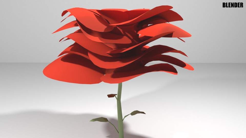 Rose - 3D Model by faizal3DX