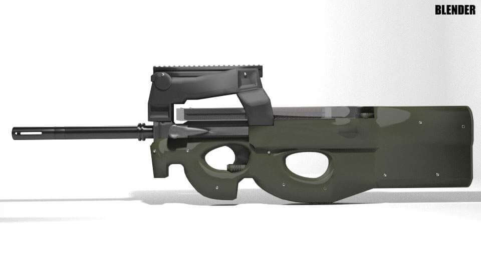 FN PS90 Submachine Gun - 3D Model by faizal3DX