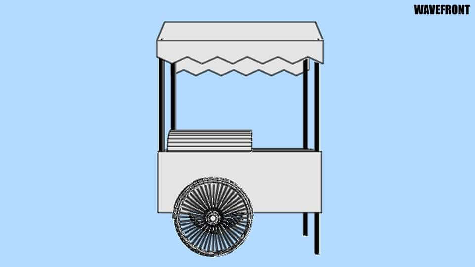 Food Cart - 3D Model by faizal3DX