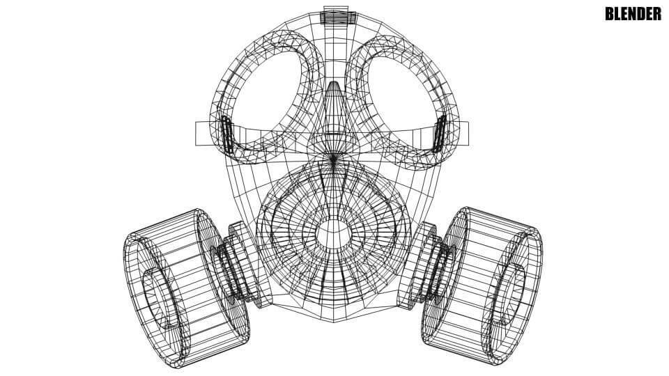 Gas Mask - 3D Model by faizal3DX