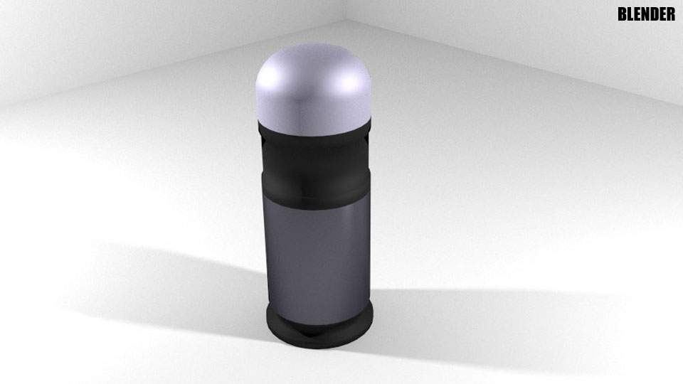 40mm Grenade Launcher Ammo - 3D Model by faizal3DX