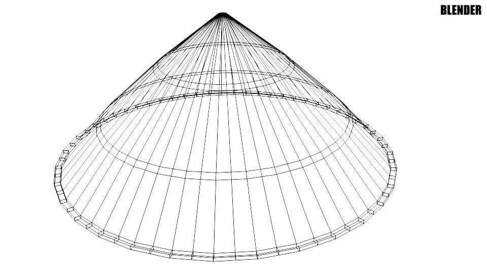 Conical Hat - 3D Model by faizal3DX