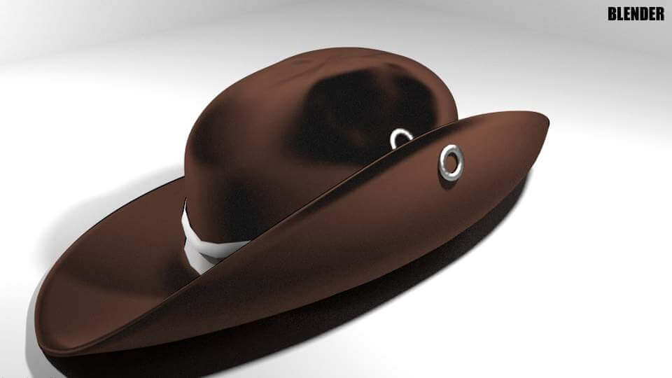 Slouch Hat - 3D Model by faizal3DX