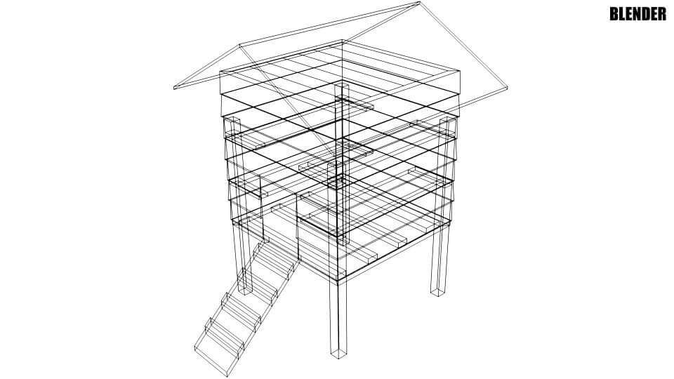 Hen House - 3D Model by faizal3DX