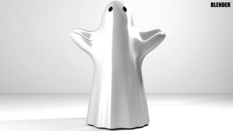 Spooky Ghost Character - 3D Model by faizal3DX