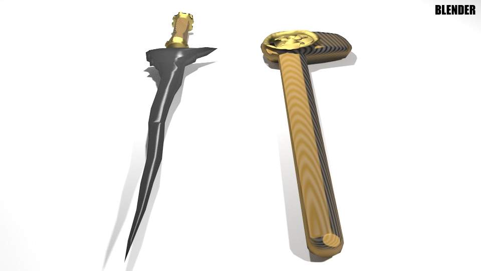 Ceremonial Kris - 3D Model by faizal3DX