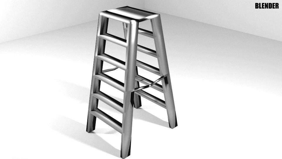 Double Side Ladder - 3D Model by faizal3DX