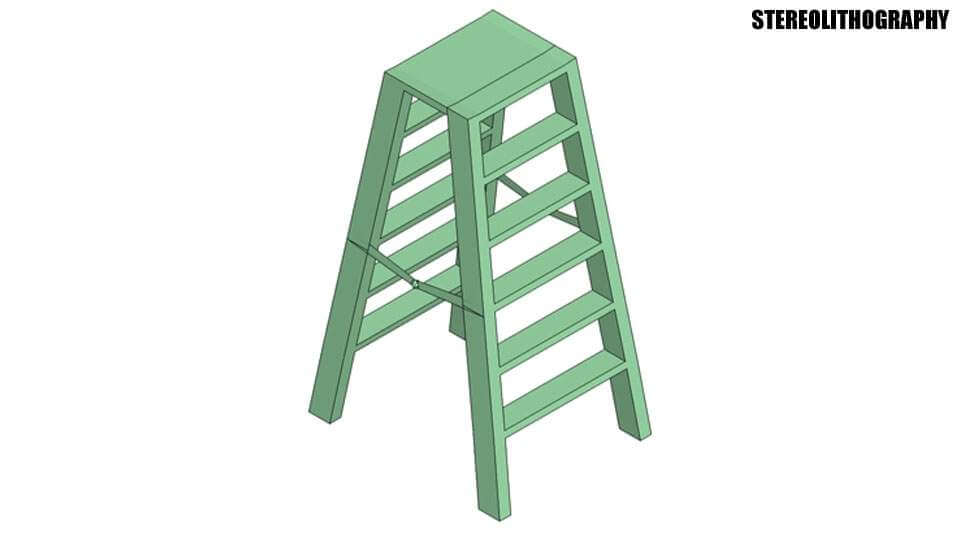Double Side Ladder - 3D Model by faizal3DX