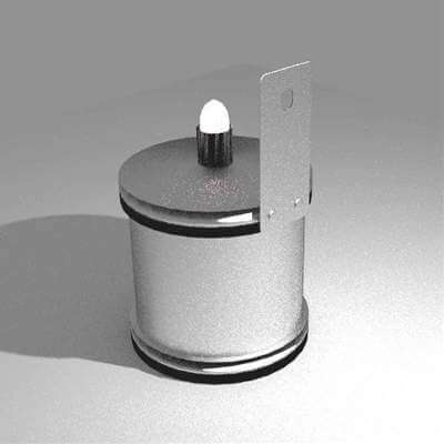 Tin Can Lamp - 3D Model by faizal3DX