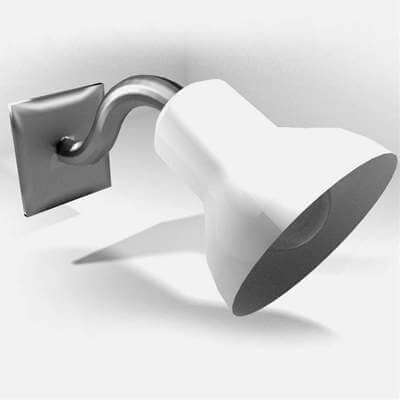 Wall Lamp - 3D Model by faizal3DX