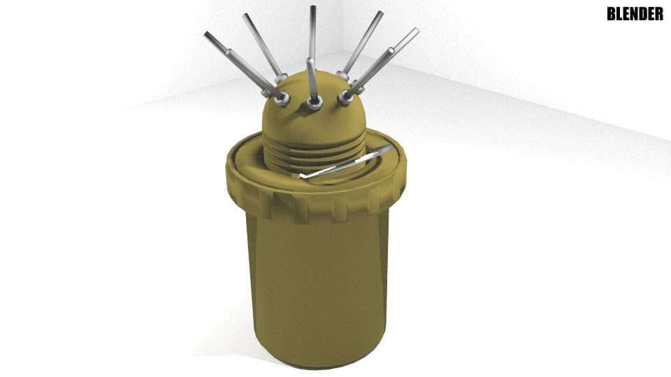 Bounding Landmine - 3D Model by faizal3DX