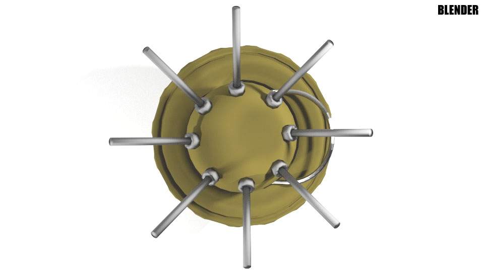 Bounding Landmine - 3D Model by faizal3DX