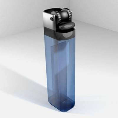 Bic Lighter - 3D Model by faizal3DX