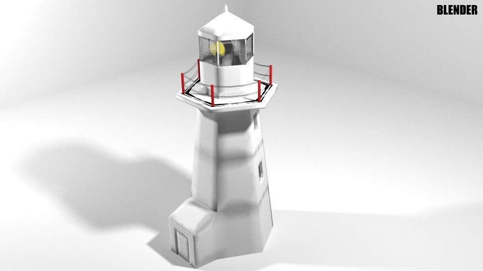 Lighthouse - 3D Model by faizal3DX