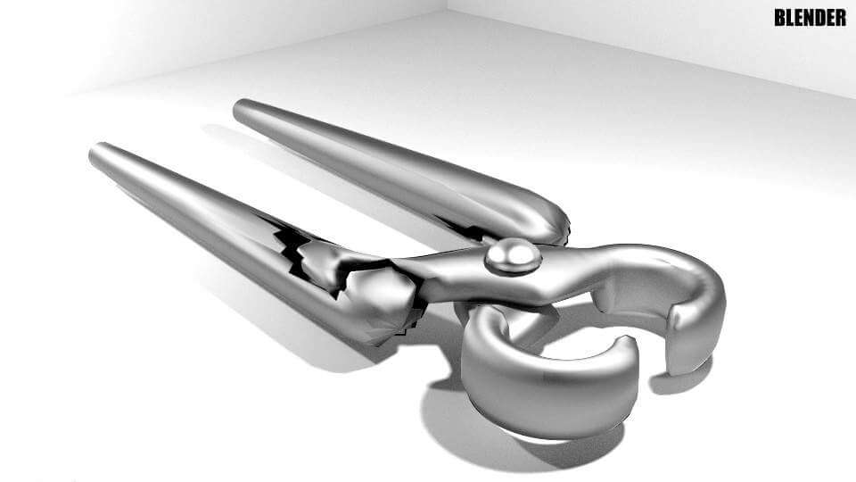 Pincer Pliers - 3D Model by faizal3DX