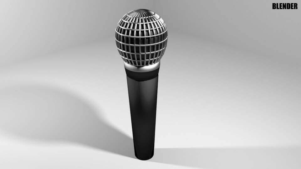 Dynamic Microphone - 3D Model by faizal3DX