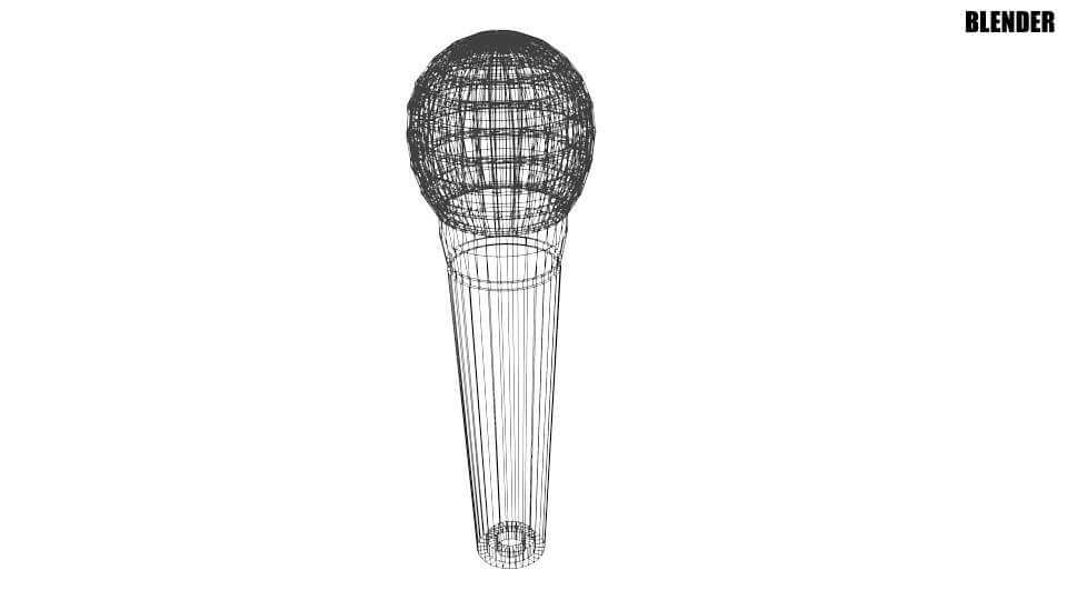 Dynamic Microphone - 3D Model by faizal3DX