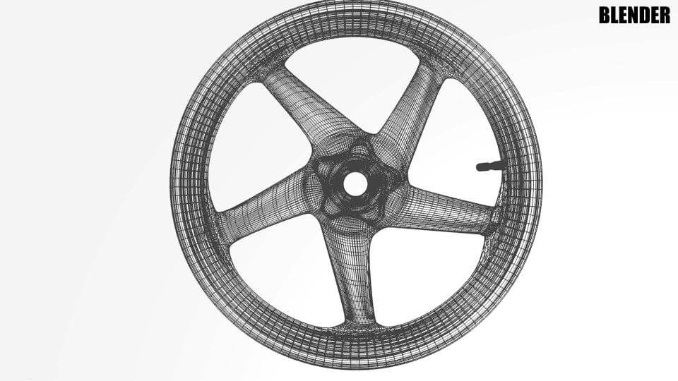 Motorcycle Sport Rim - 3D Model by faizal3DX