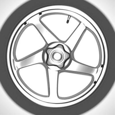 Motorcycle Sport Rim - 3D Model by faizal3DX