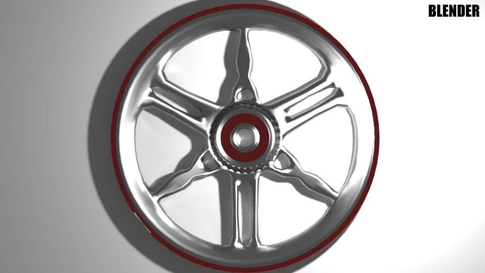 Motorcycle Sport Rim - 3D Model by faizal3DX