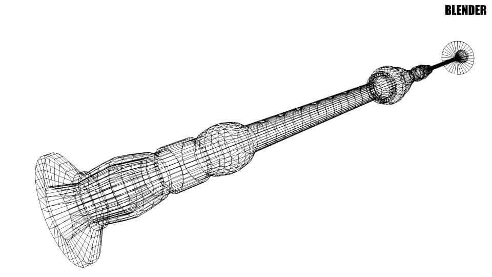 Musical Instrument - Serunai 3D Model by faizal3DX