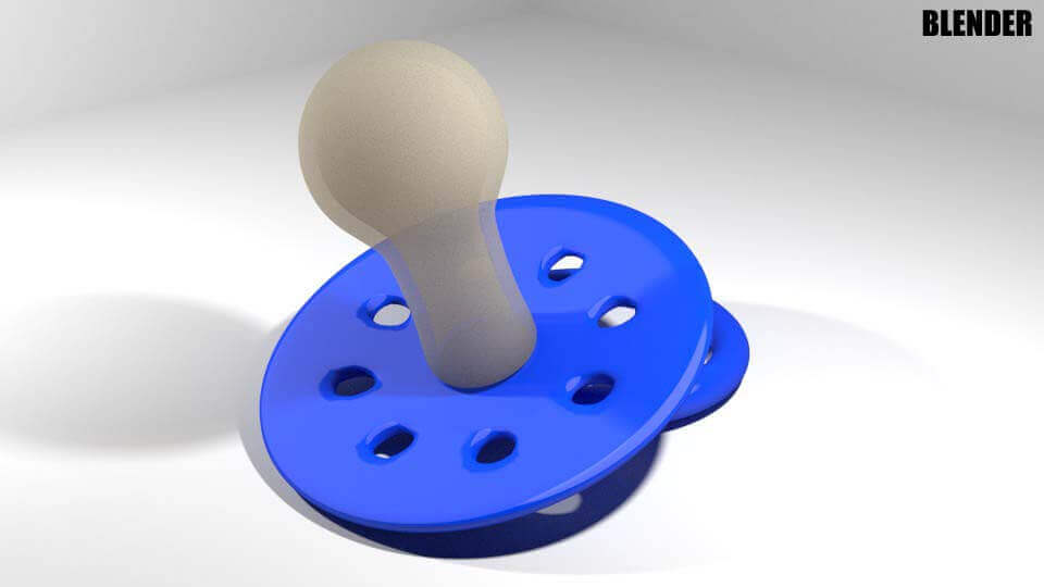 Baby Pacifier - 3D Model by faizal3DX