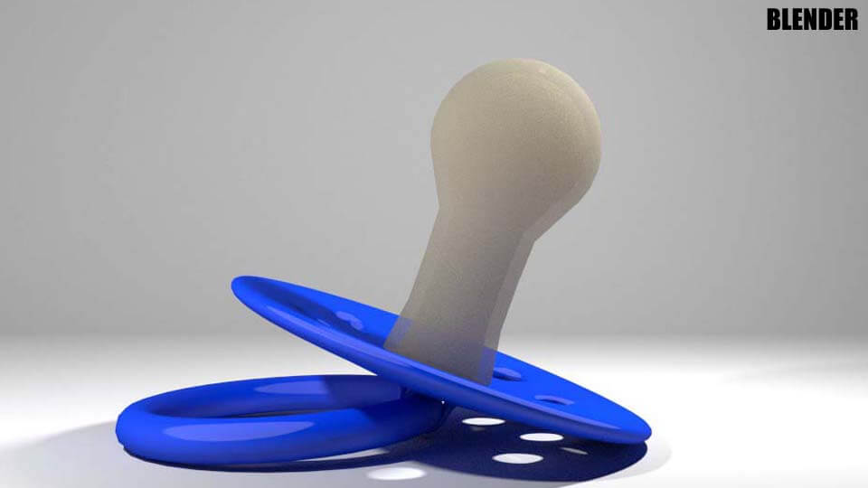 Baby Pacifier - 3D Model by faizal3DX