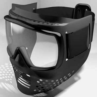 Paintball Face Mask - 3D Model by faizal3DX