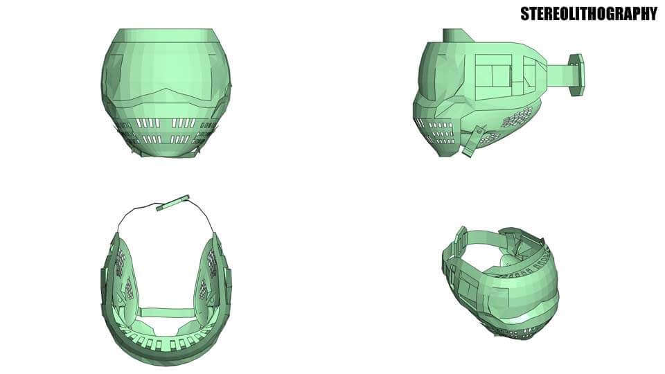 Paintball Face Mask - 3D Model by faizal3DX